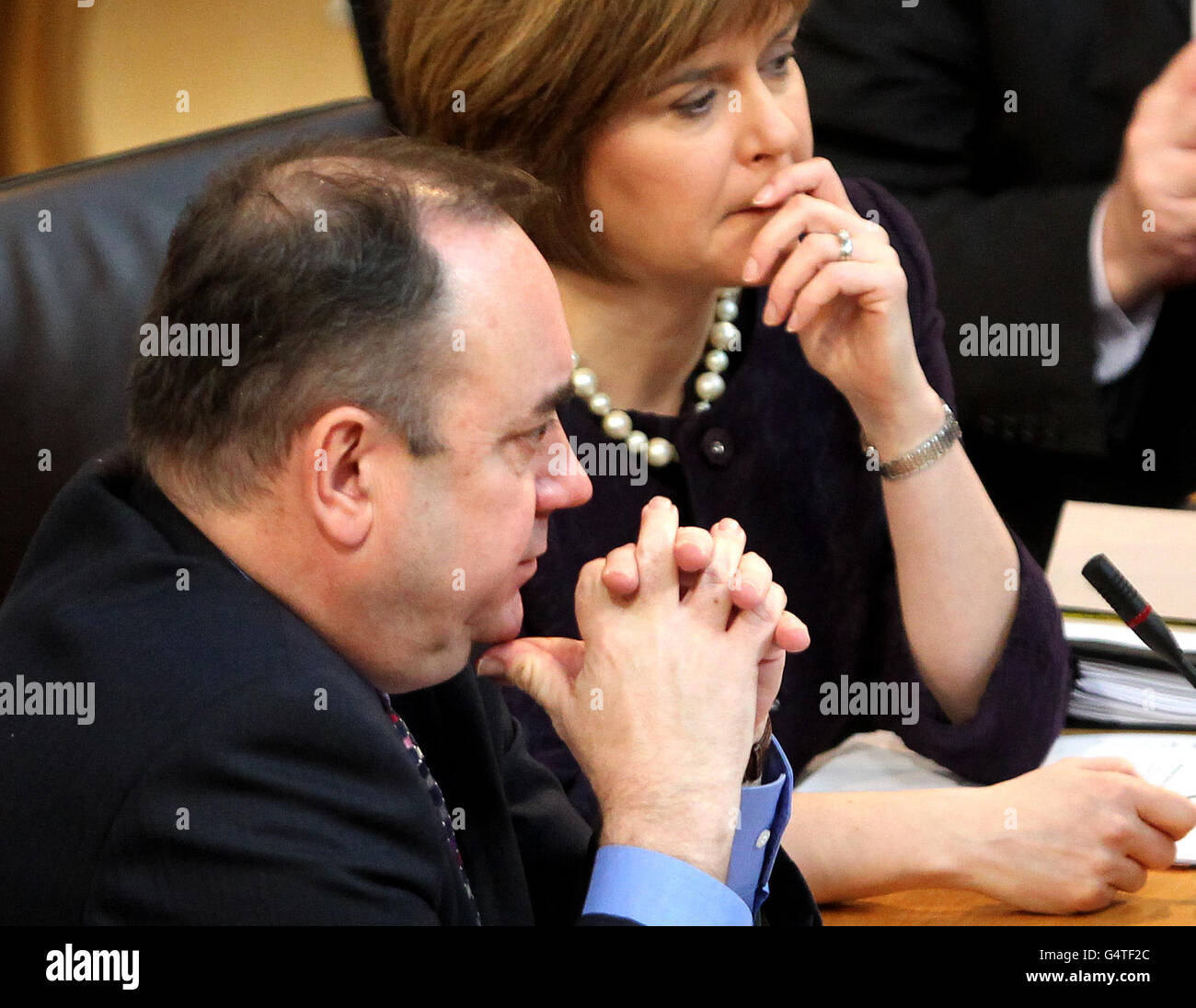 First Minister's Questions Stock Photo - Alamy