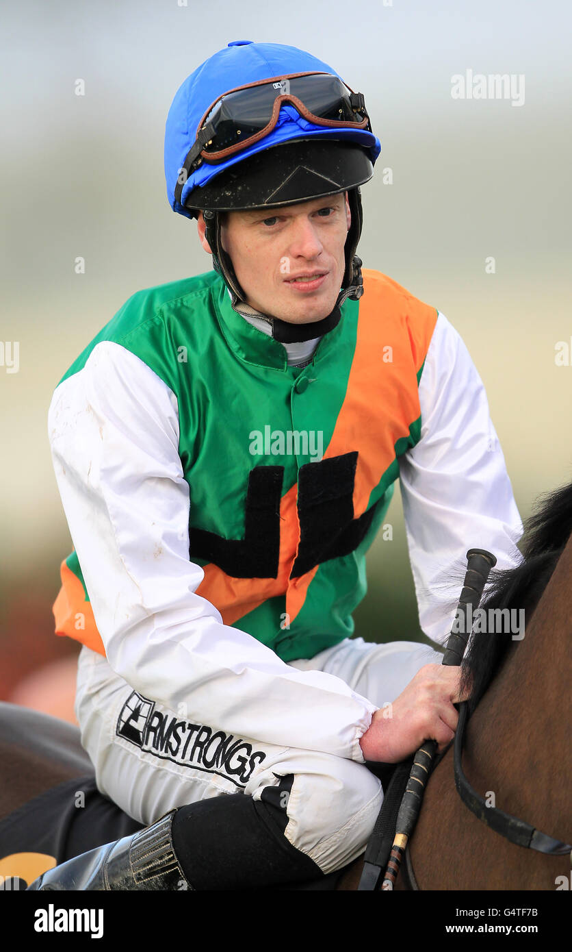 Jockey barry mchugh at southwell racecourse hi-res stock photography ...
