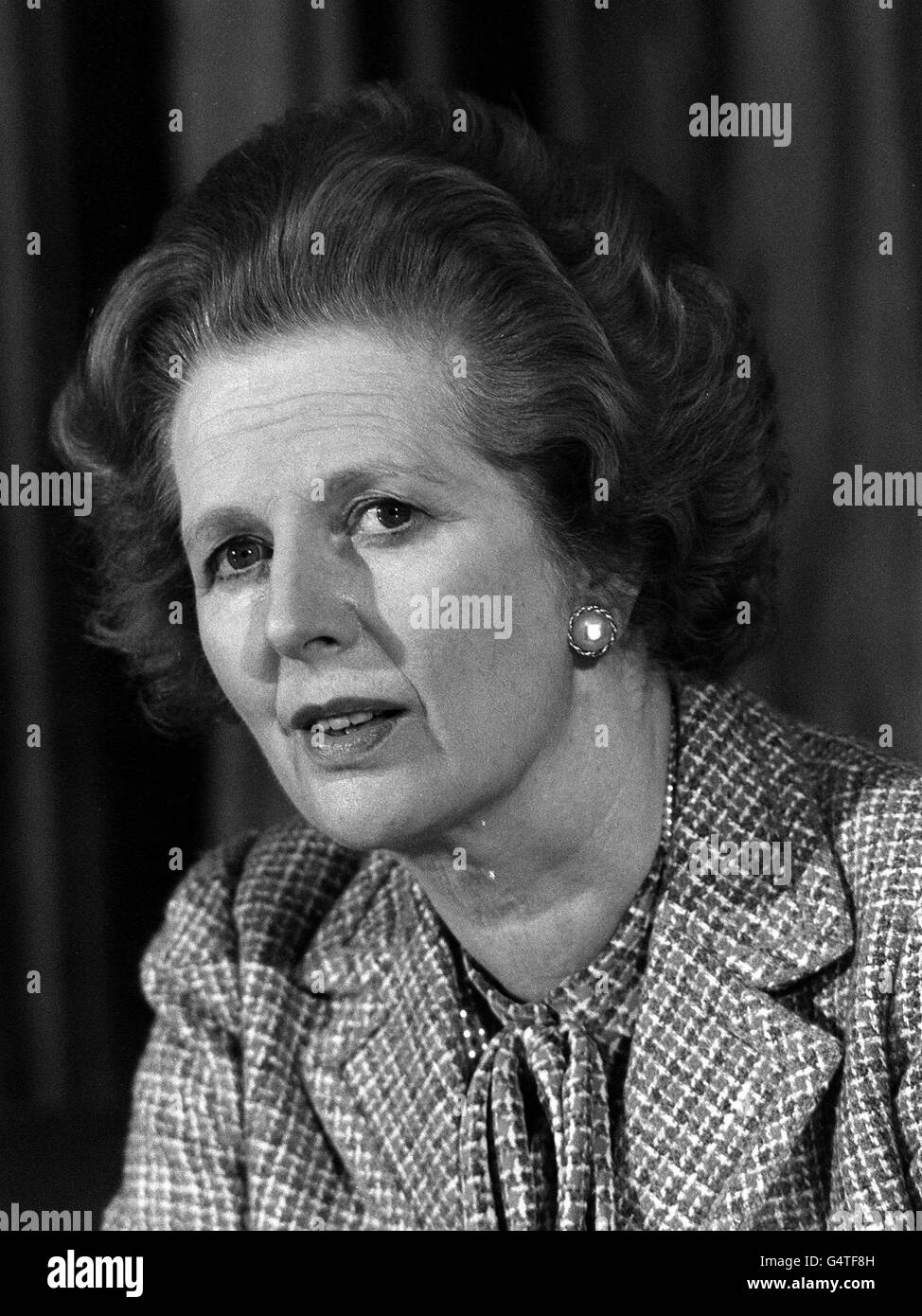 Margaretthatchercollection Black and White Stock Photos & Images - Alamy