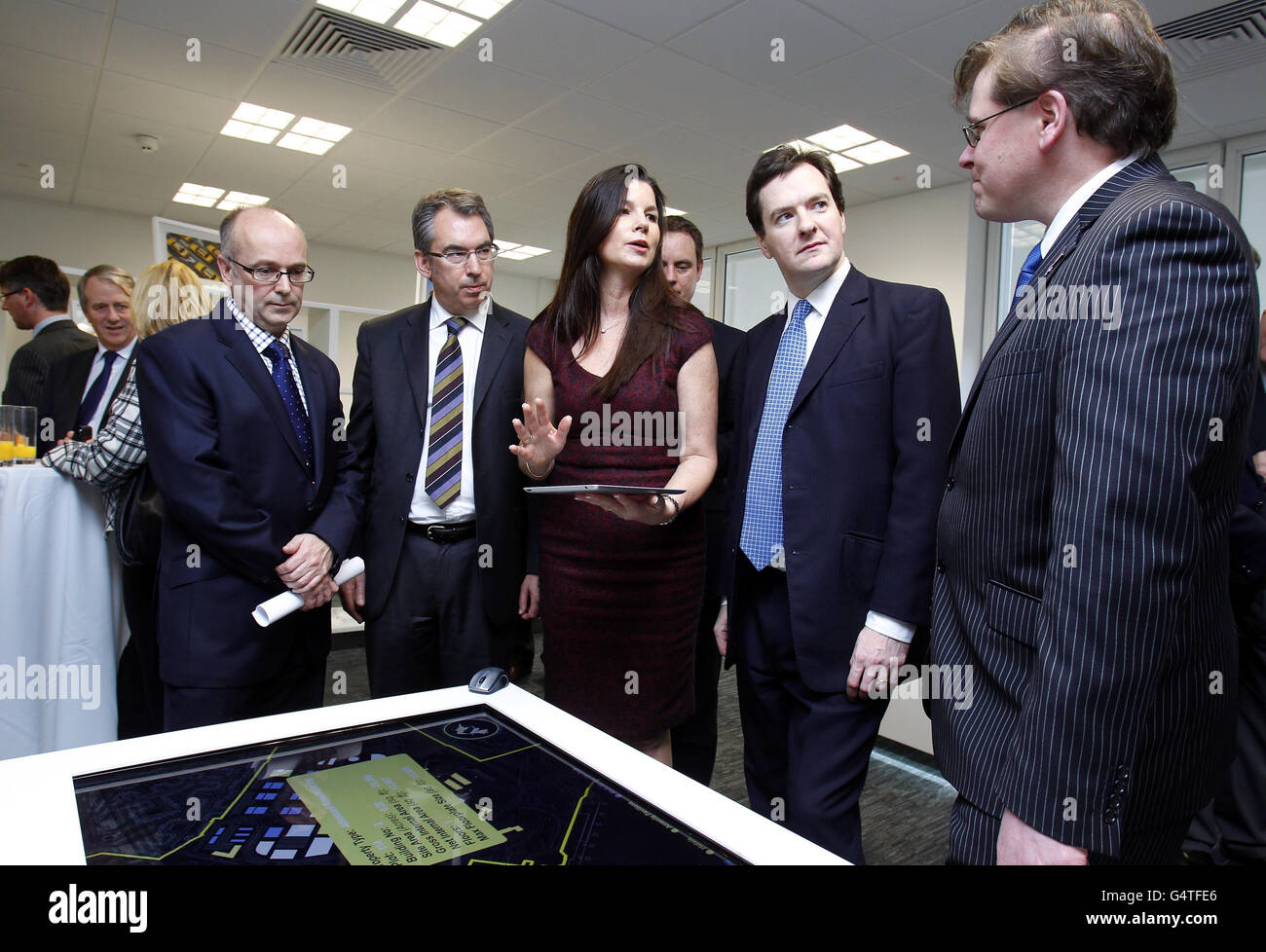 Left to right charlie cornish of manchester airport group hi-res stock ...