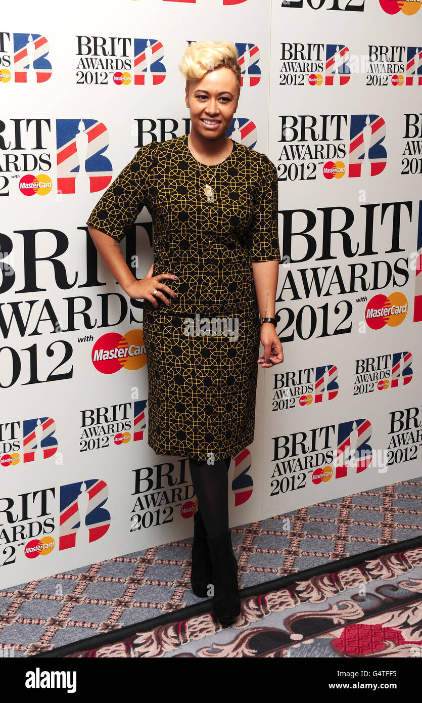 The Brit Award Nominations - London Stock Photo - Alamy