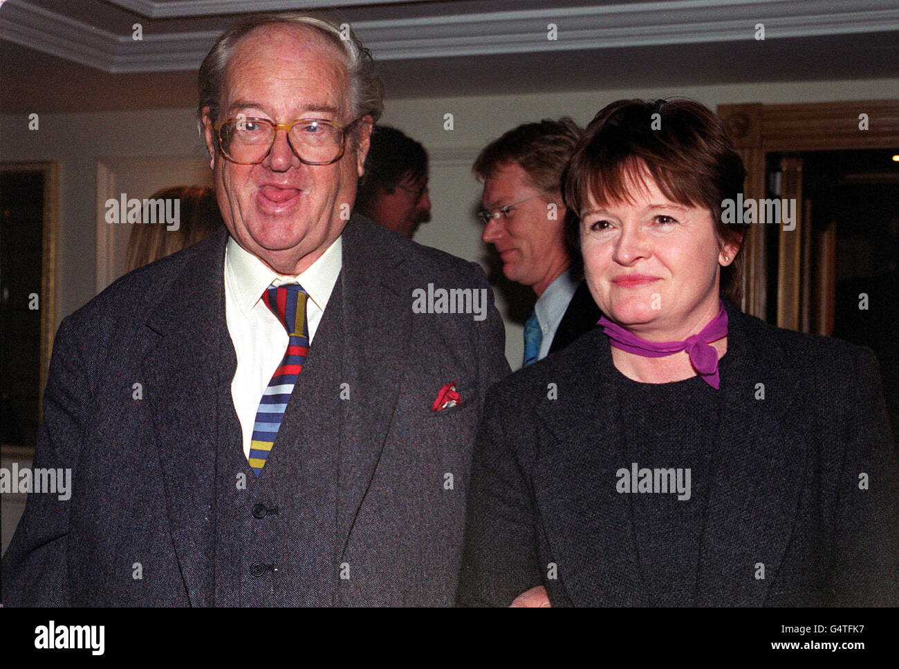 Writer John Mortimer at the 1999 Evening Standard Theatre Awards at the ...