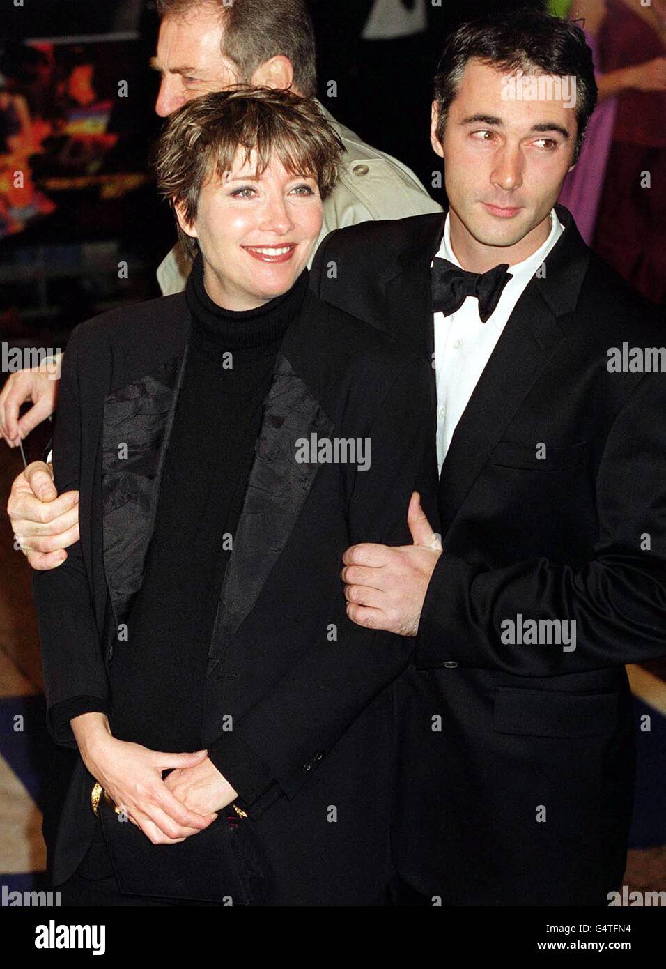 Actress emma thompson with partner greg wise hi-res stock photography ...