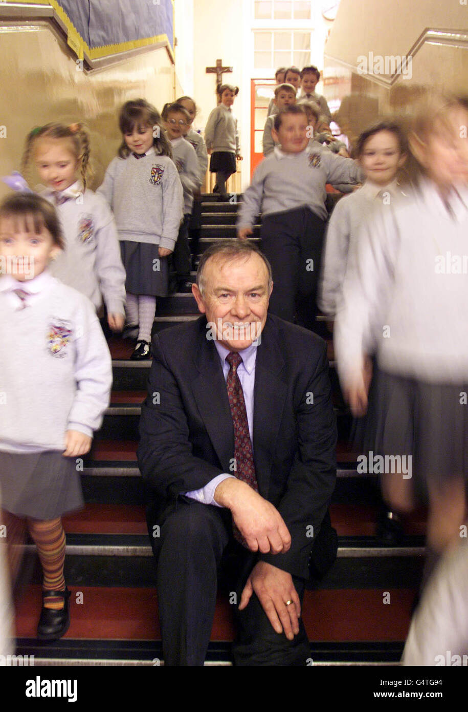 Mr Leo Simpson principal of St Eugenes Convent Primary School in the ...