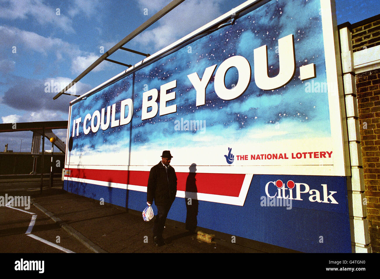 NATIONAL LOTTERY POSTER Stock Photo - Alamy