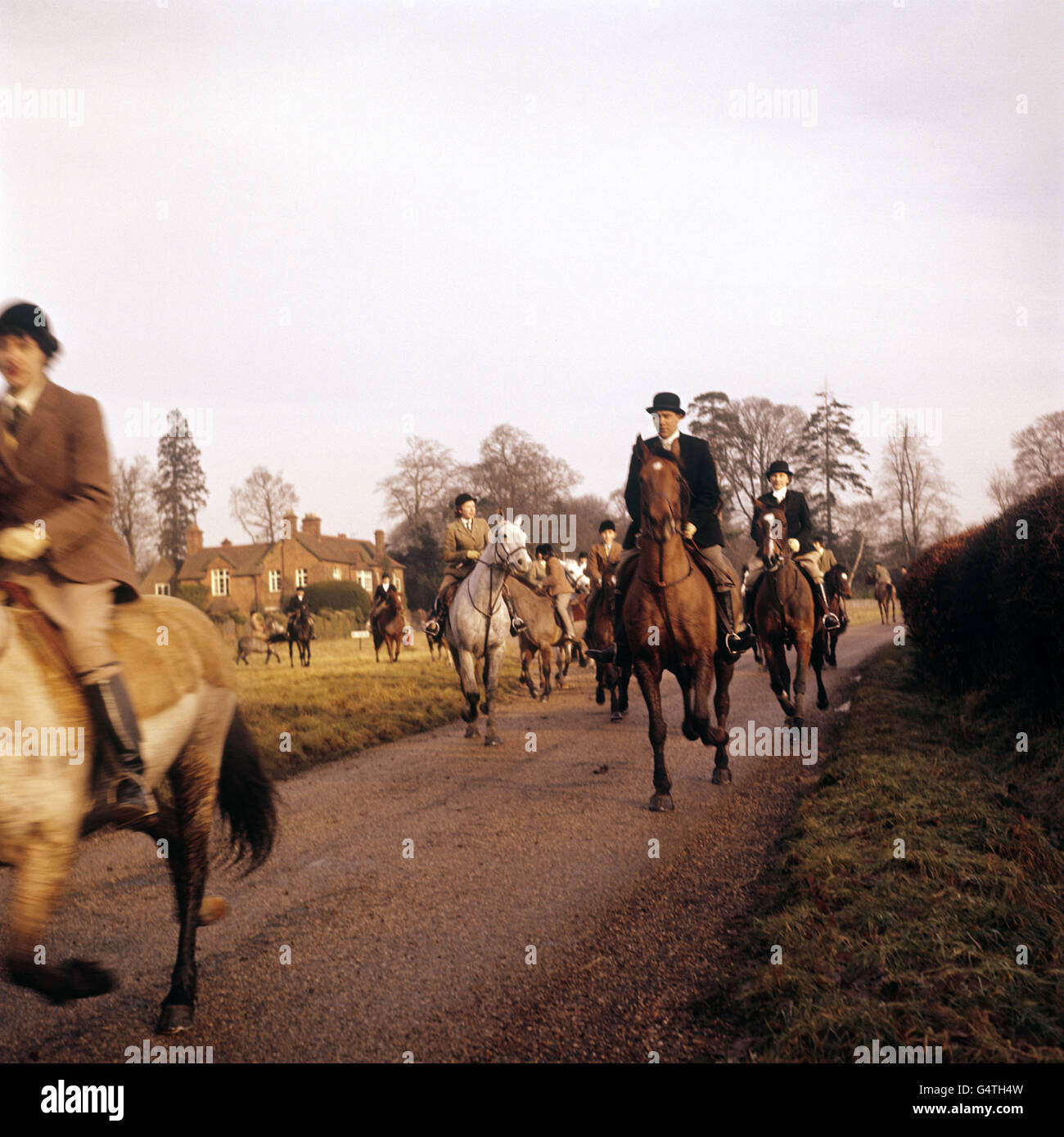 Hunting - Enfield Chase Hunt - Hatfield Stock Photo - Alamy