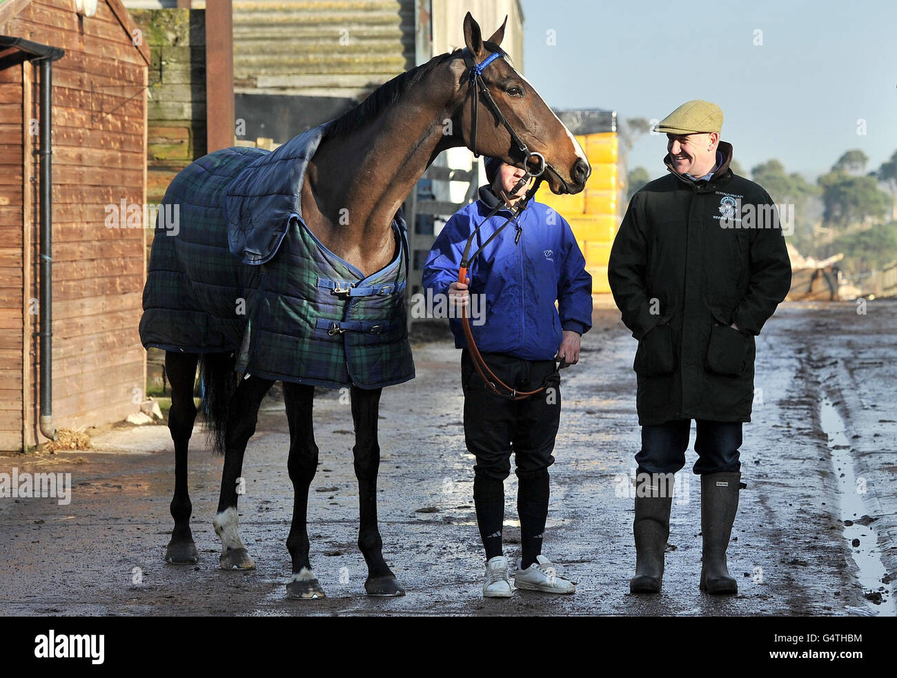 Horse Racing - Donald McCain Stable Visit - Bank House. Donald McCain ...