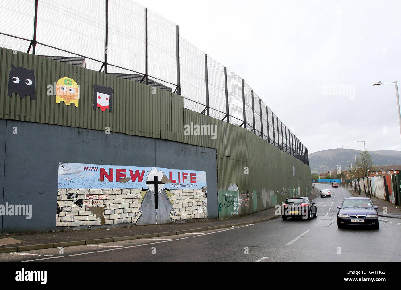 Belfast peace walls Stock Photo - Alamy