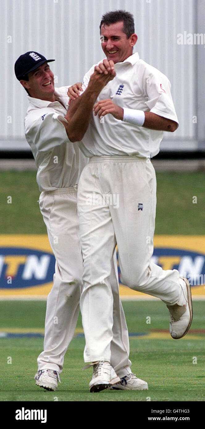 Cricket tour caddick celeb hi-res stock photography and images - Alamy