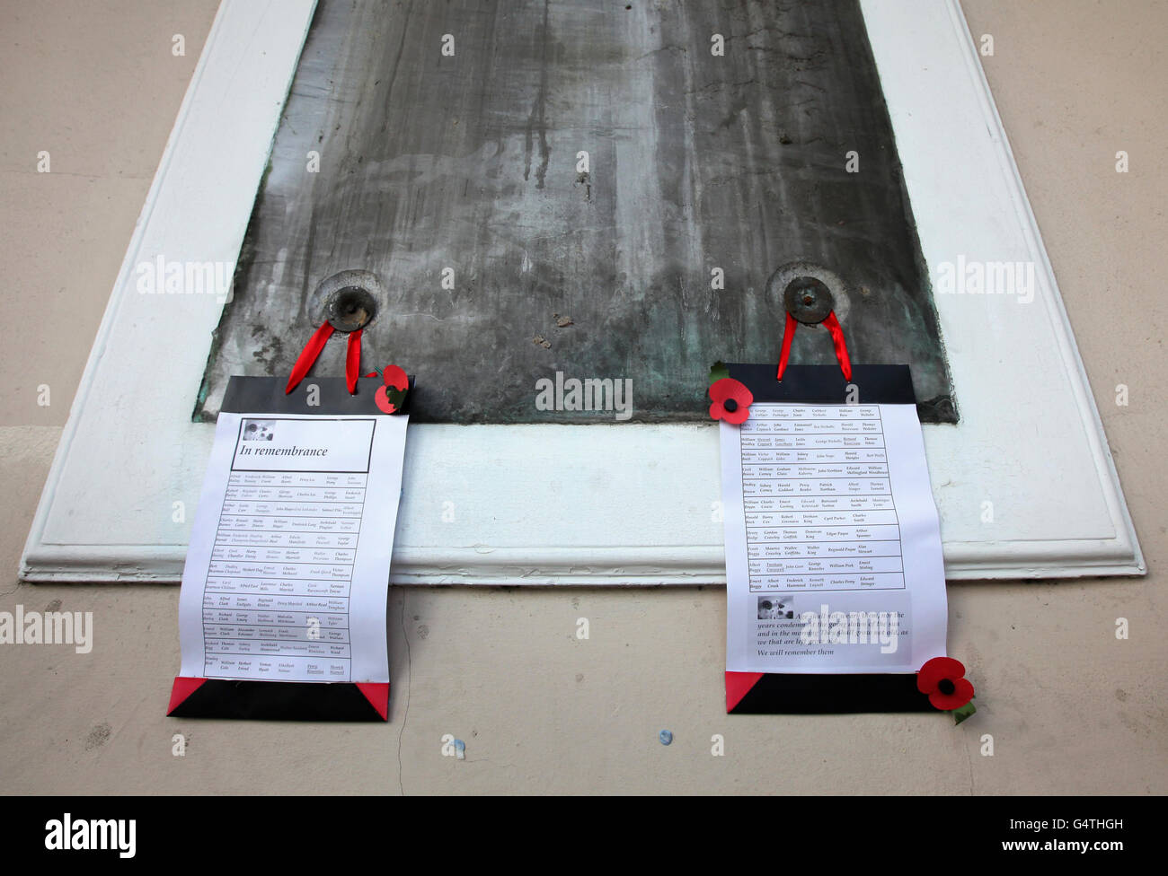 Stolen plaque court case Stock Photo - Alamy