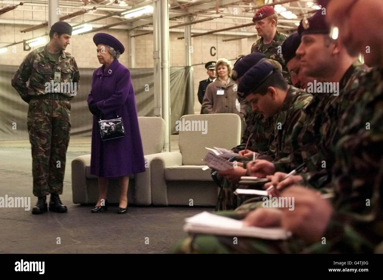 Queen/ Chetwynd barracks Stock Photo - Alamy