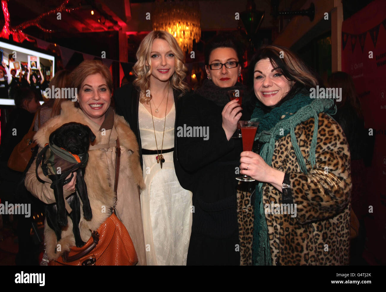 (left - right) Brix Smith-Start, Lauren Laverne, Grace Dent and Caitlin ...