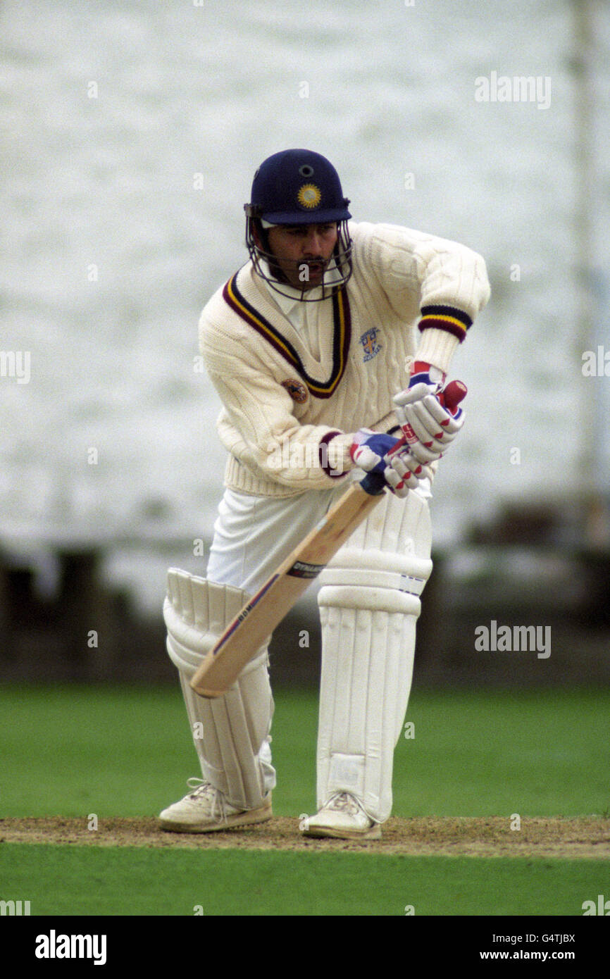 CRICKET. MANOJ PRABHAKAR, DURHAM Stock Photo - Alamy