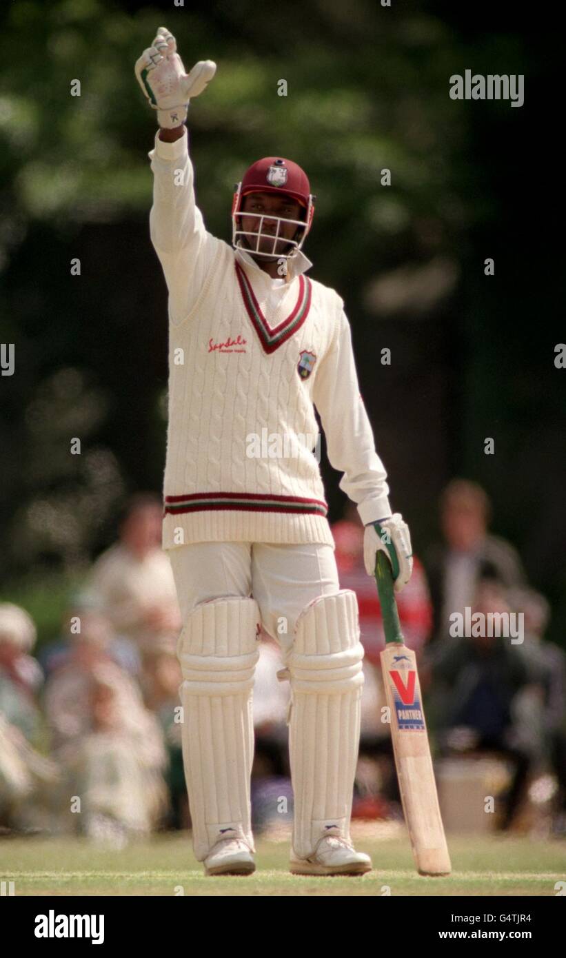 Cricket, West Indies. Carl Hooper, West Indies Stock Photo - Alamy