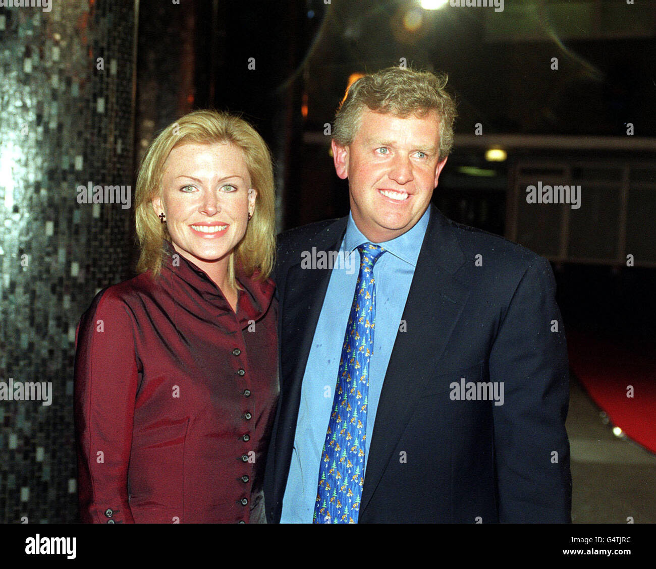 Sport golf with wife colin montgomerie hi-res stock photography and ...