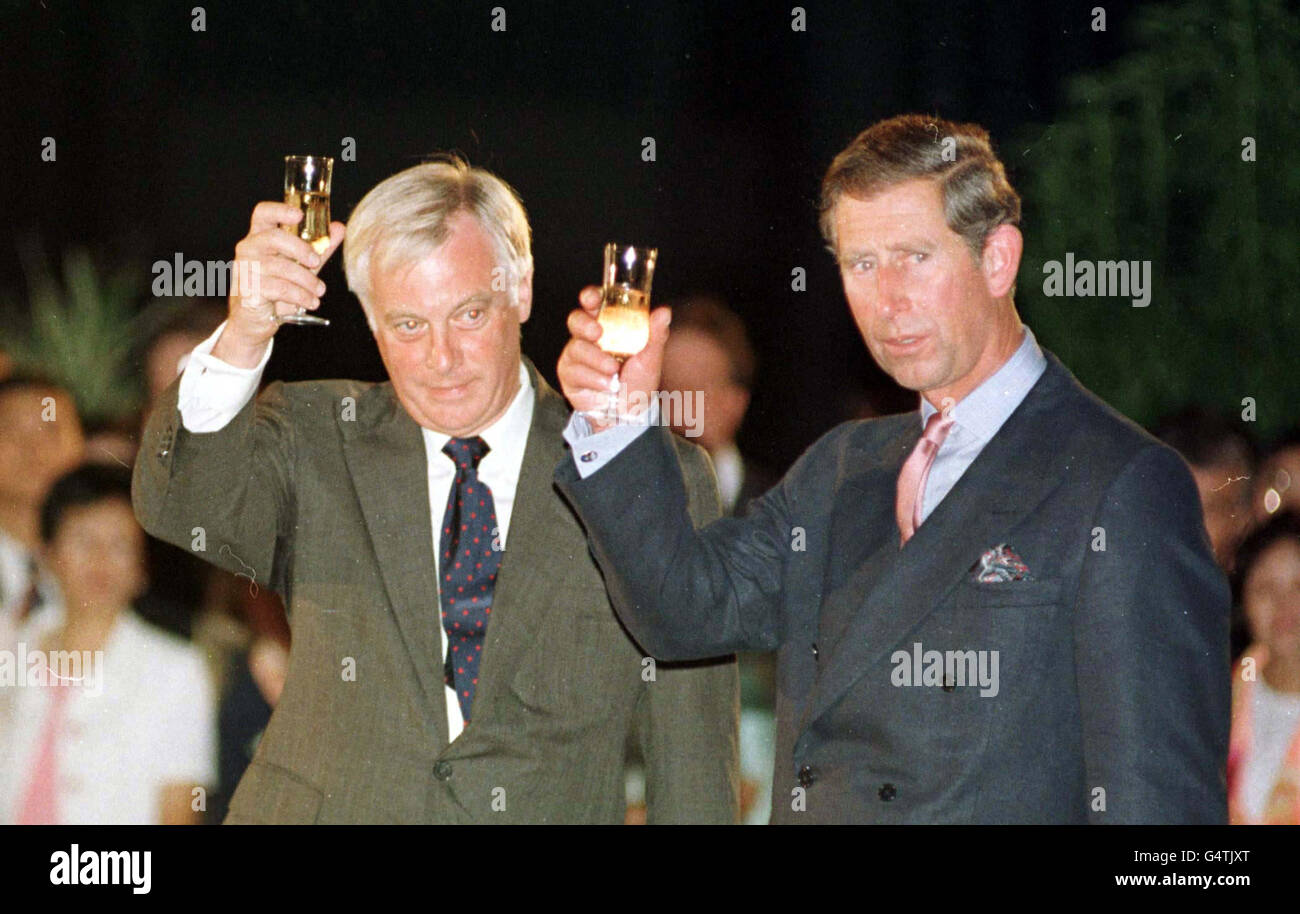 Prince charles hong kong handover 1997 hi-res stock photography and images - Alamy