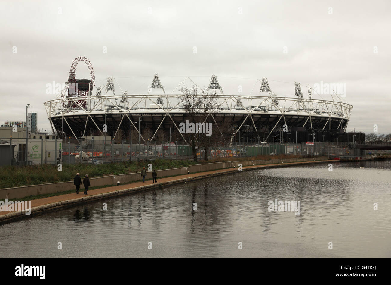 General view of the Olympic stadium in Stratford, east London Stock ...