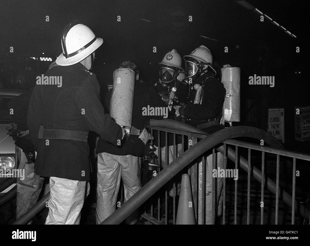 KING'S CROSS FIRE Stock Photo - Alamy