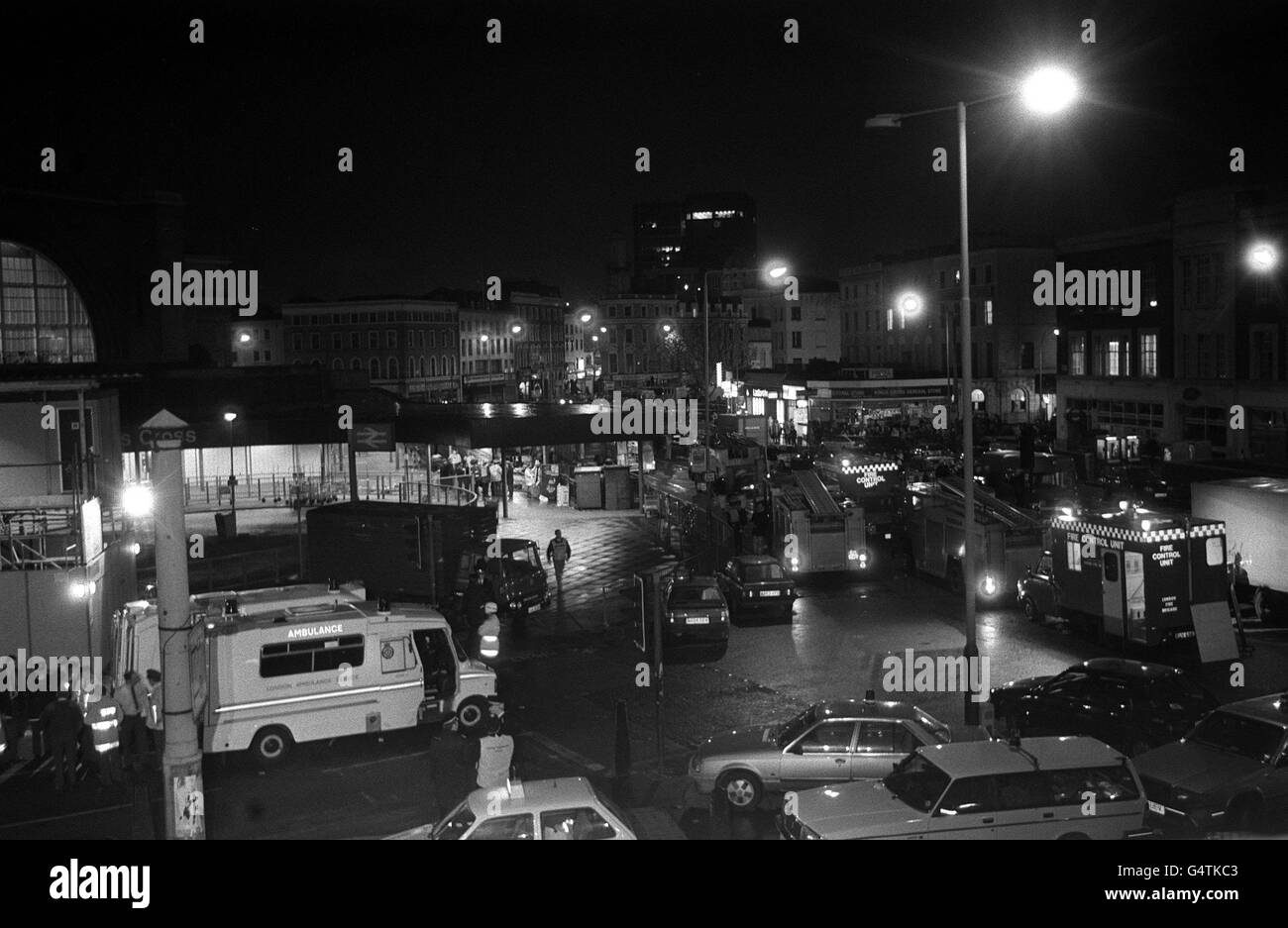 KING'S CROSS FIRE Stock Photo - Alamy