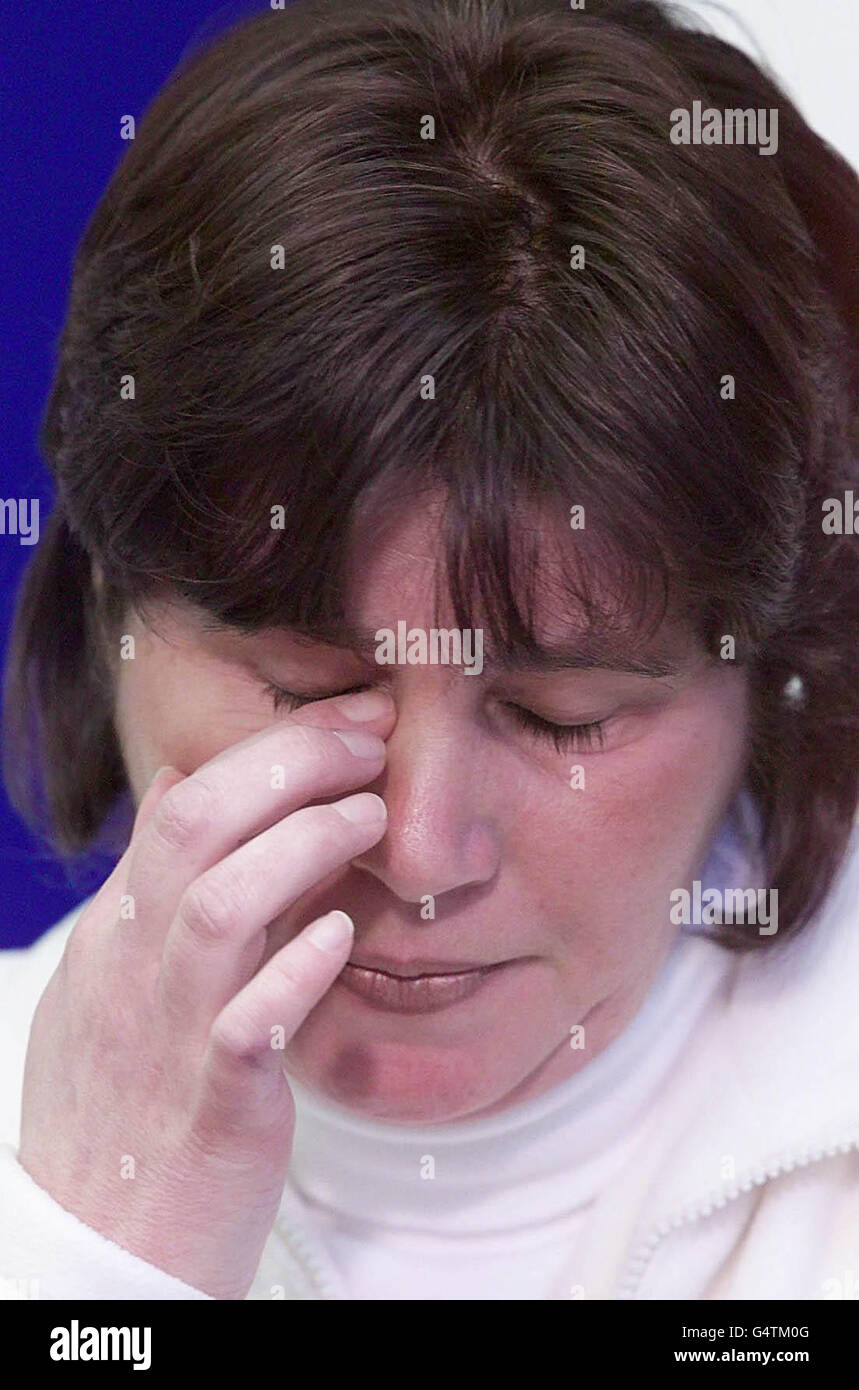 Sharon Howarth the sister of murder victim Tracey Mertens, speaking at ...