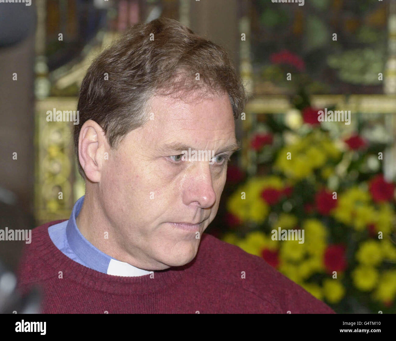 Rev Stuart Bell, who read a statement on behalf of the parents of Sion ...