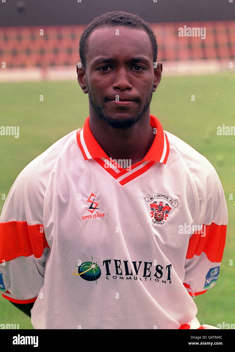 Blackpool FC/Bryan. Marvin Bryan, who plays for Blackpool Football Club ...