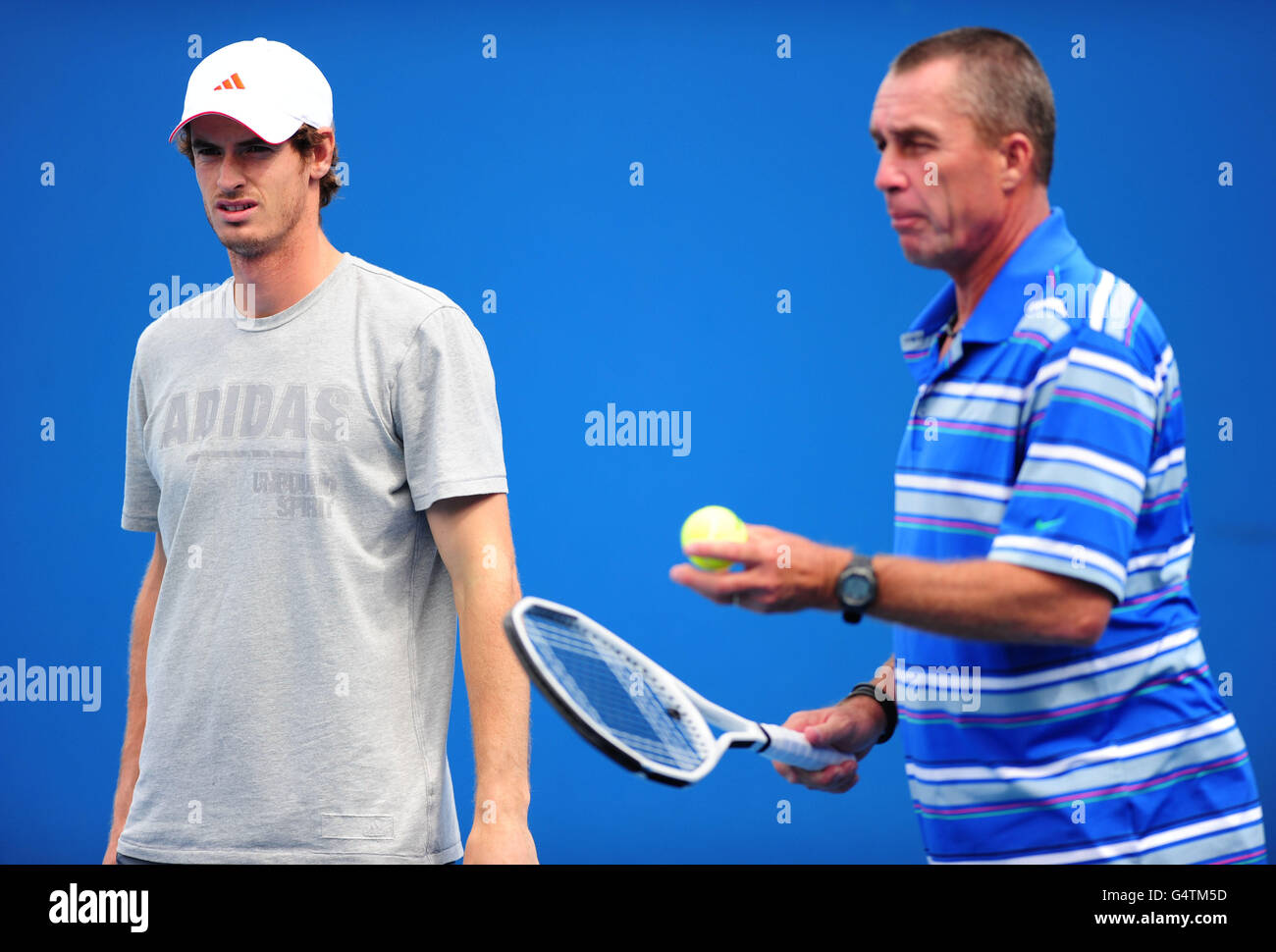 Tennis - 2012 Australian Open - Day Six - Melbourne Park Stock Photo ...