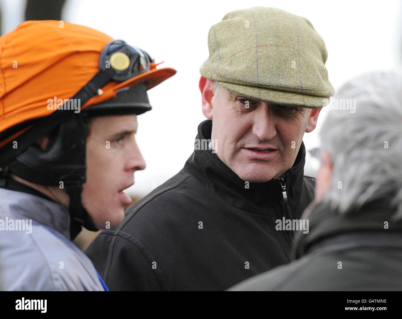 Horse racing peter marsh chase day haydock park hi-res stock ...