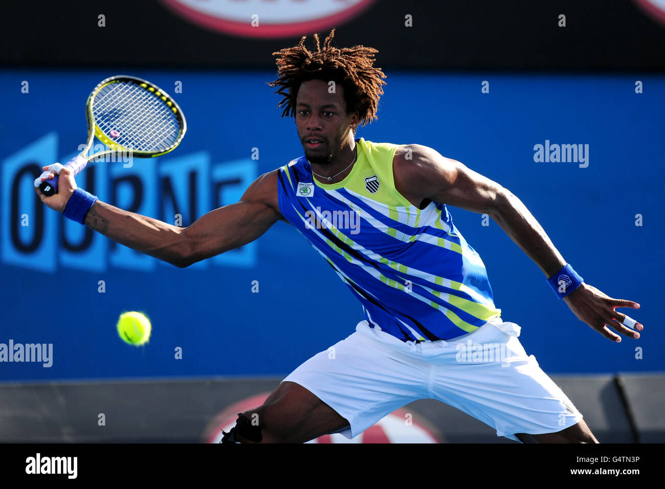 Tennis - 2012 Australian Open - Day Six - Melbourne Park Stock Photo ...
