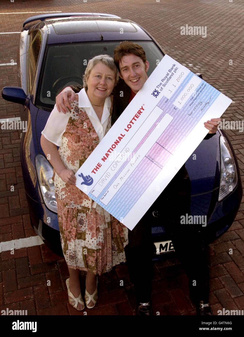 Lottery Big Draw 2000 winner David Copeland with his mother Dawn after ...