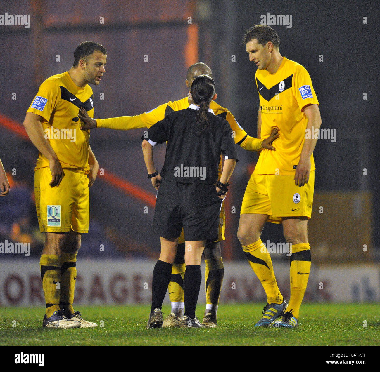 Football argue tower over hi-res stock photography and images - Alamy