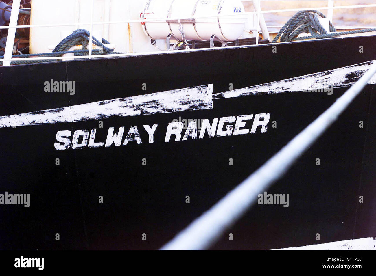 The Solway Ranger, which joined in the search for the seven missing ...