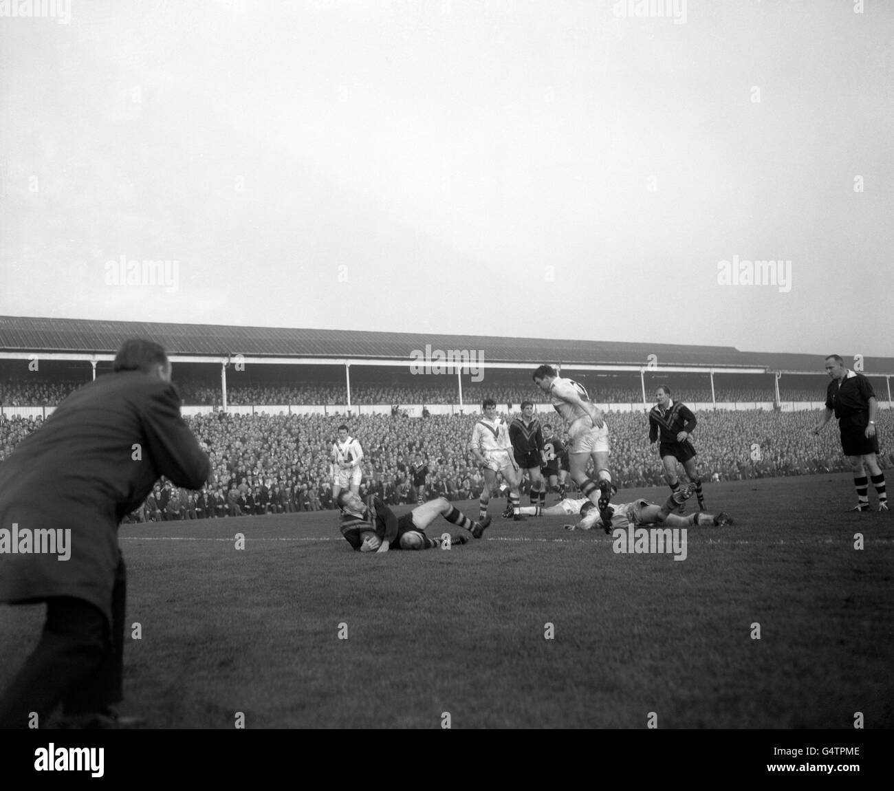 Rugby League - Great Britain v Australia - 2nd Test - Swinton Stock ...