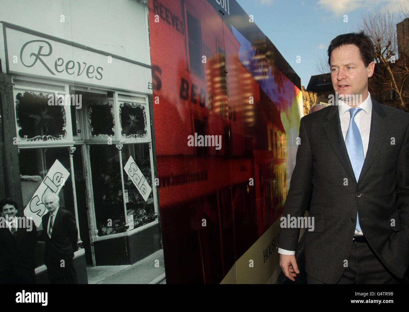 Clegg visits Croydon Stock Photo - Alamy