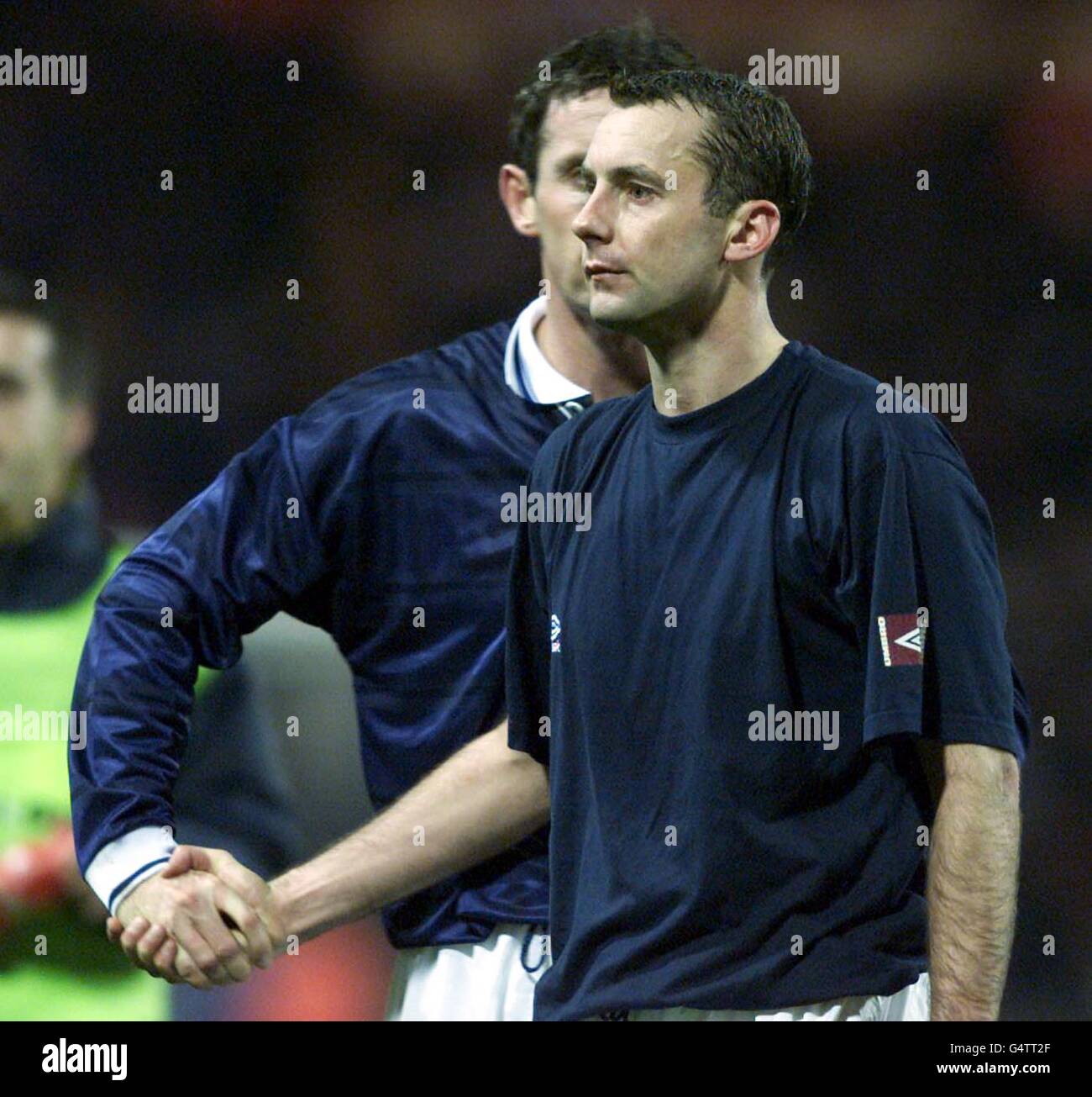 Scotland's goalscorer Don Hutchison after Scotland lose 2-1 on ...