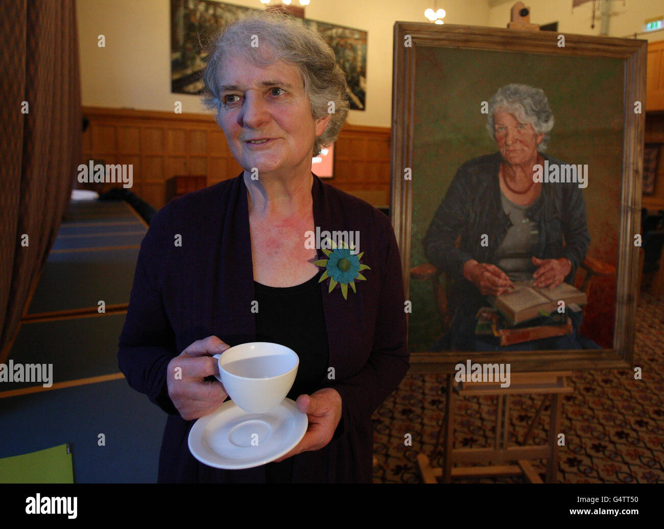 Edna Longley portrait unveiling Stock Photo - Alamy
