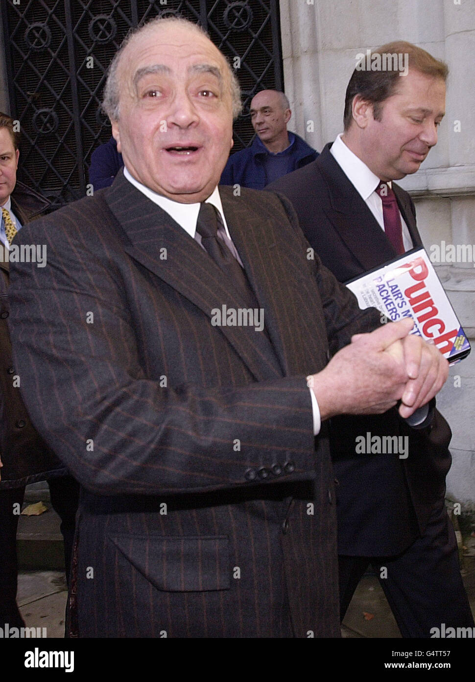 Harrods owner Mohammed Al Fayed with his personal assistant Laurie ...