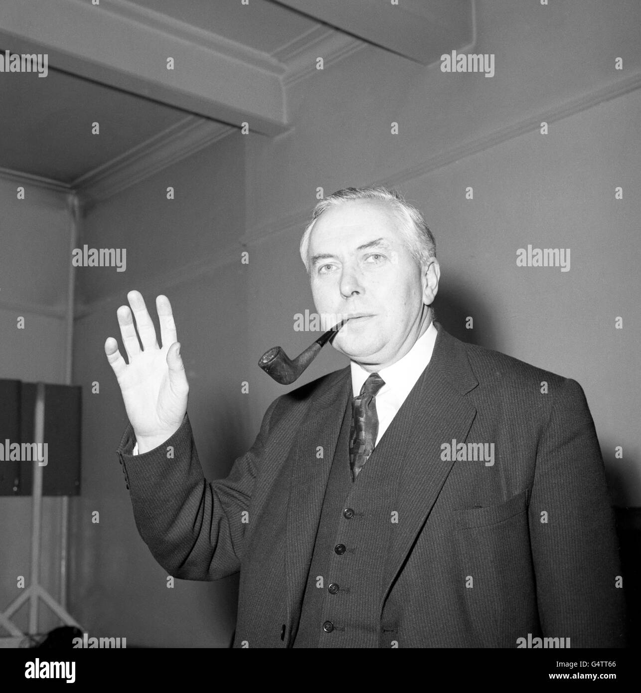 Harold Wilson Pipe Smoking