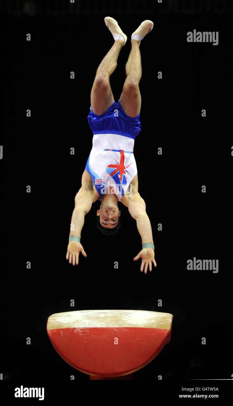 Great Britain's Kristian Thomas goes on to win Bronze on the Vault ...