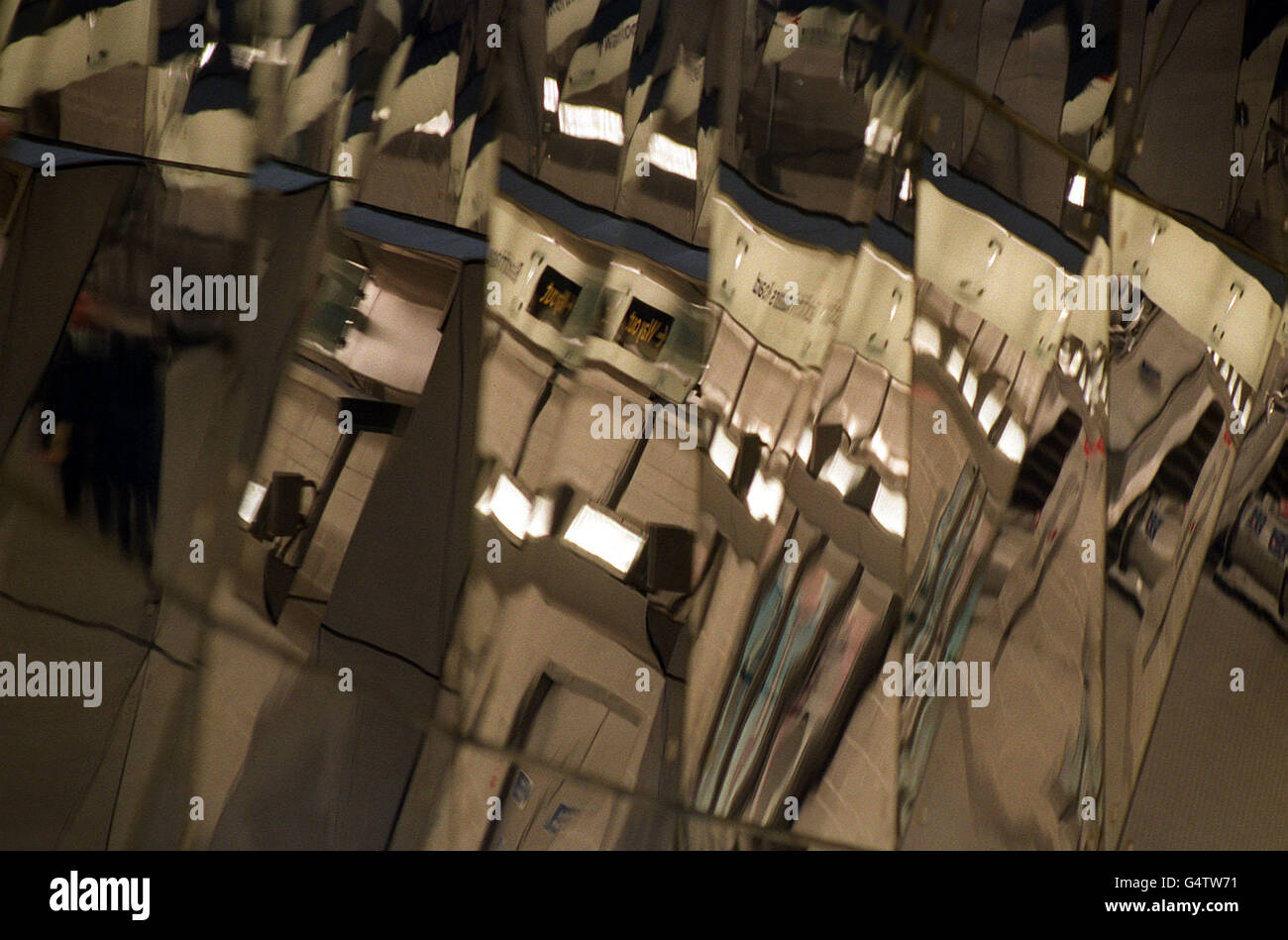 Reflection distorted metal panel hi-res stock photography and images ...