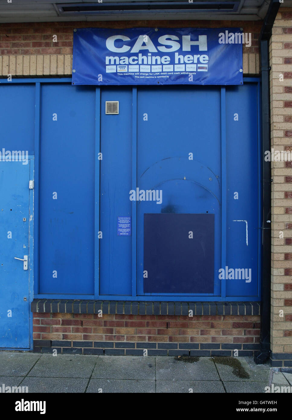 General view of the cash machine at Blockbuster Video store on the ...