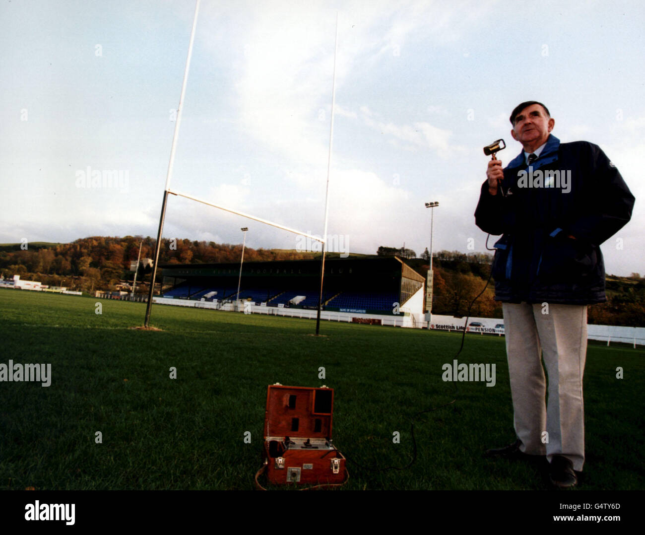Rugby Union - Bill McLaren - Hawick RFC Stock Photo - Alamy