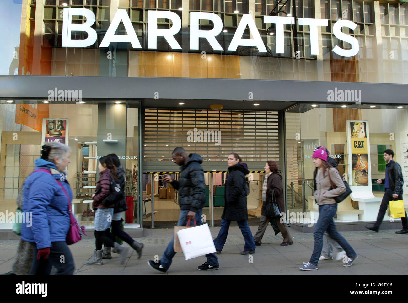 Barratts Store - London Stock Photo - Alamy