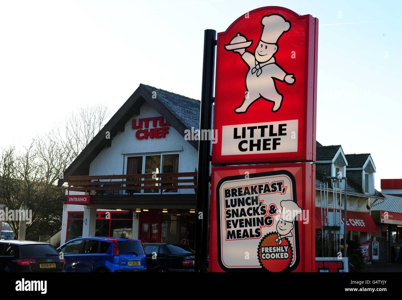 A general view of a Little Chef restaurant near Kendal in the Lake ...