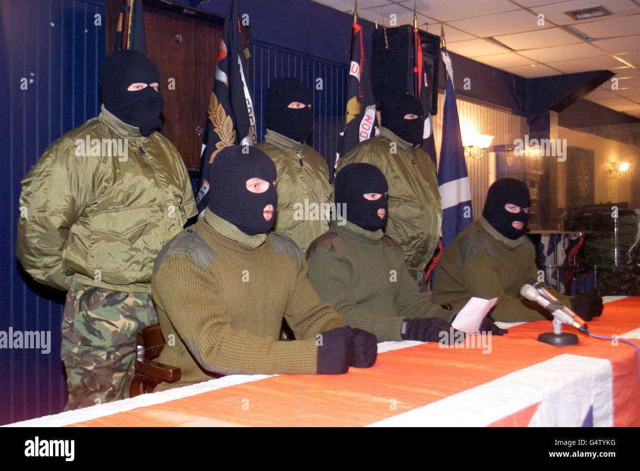 Ulster freedom fighters flag hi-res stock photography and images - Alamy