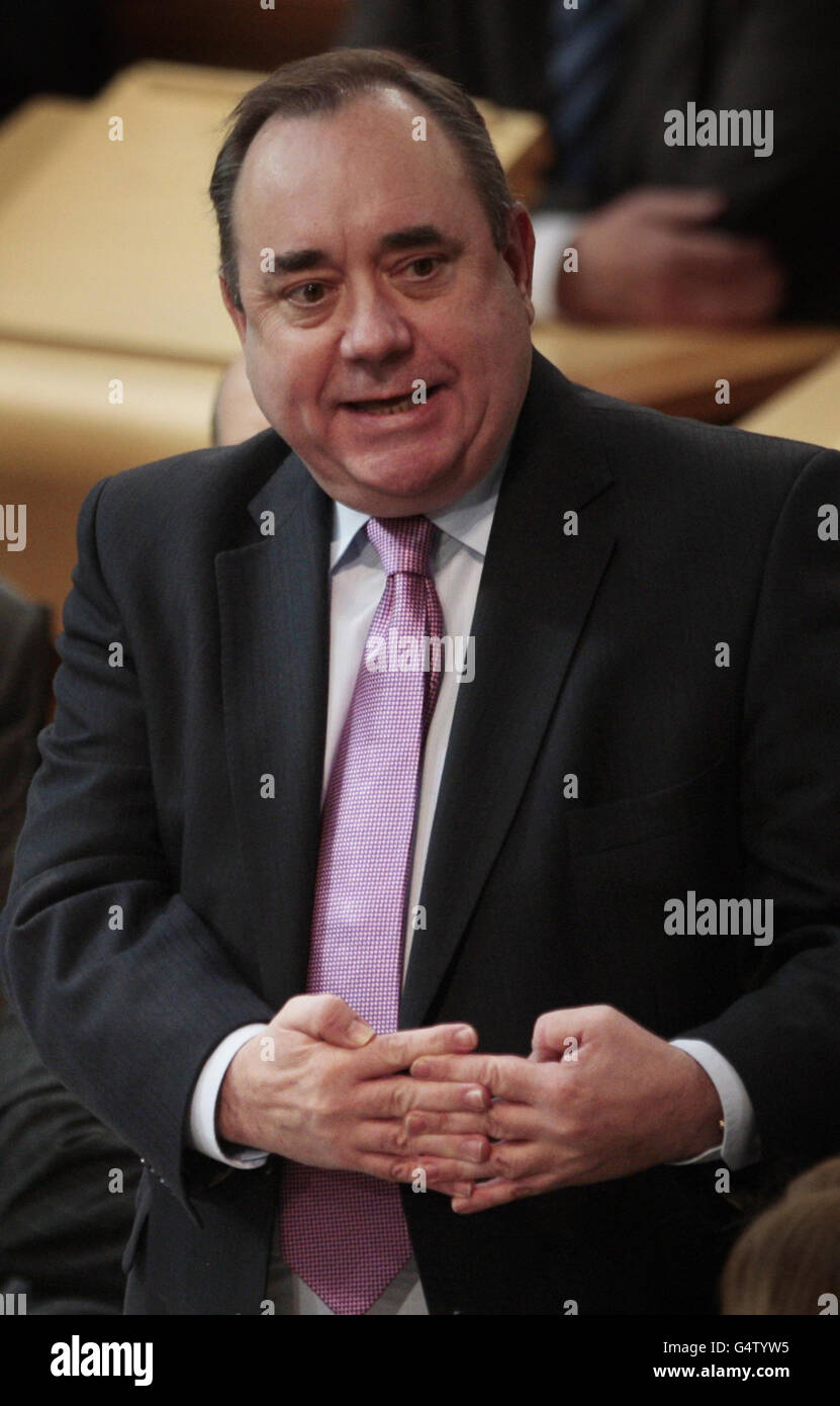 First Minister's Questions Stock Photo - Alamy