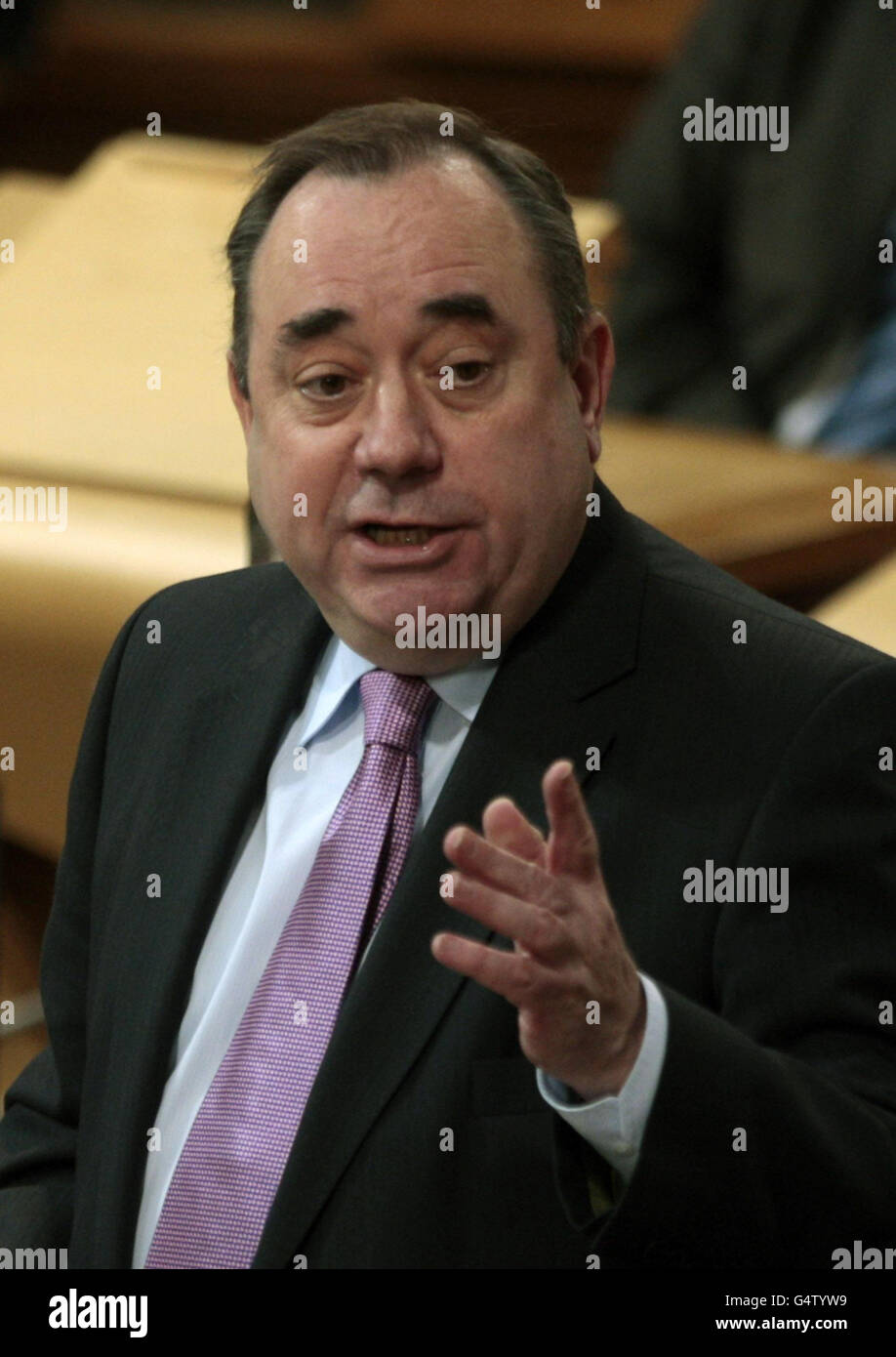 First Minister's Questions Stock Photo - Alamy
