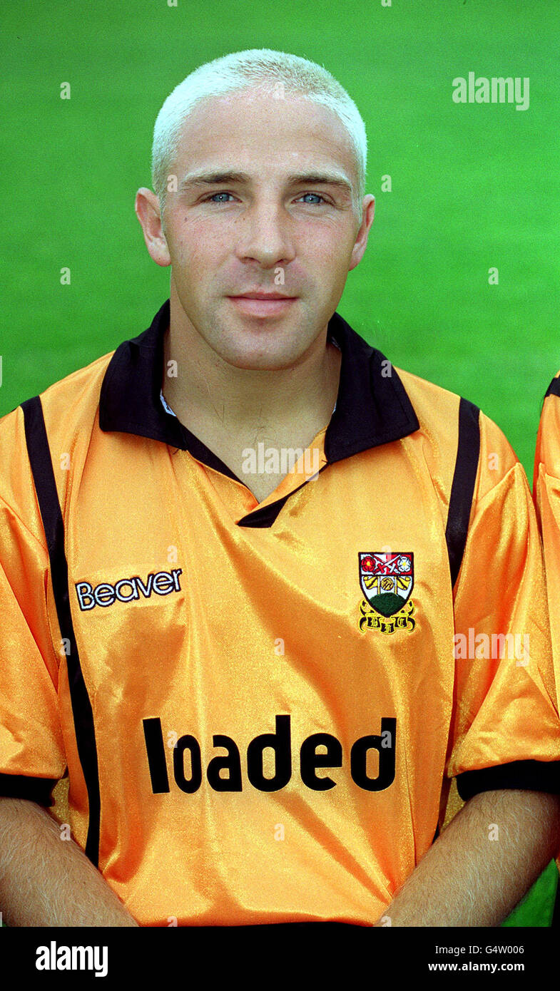 Steve Barnes of Barnet football club, prior to the 1999-2000 season ...