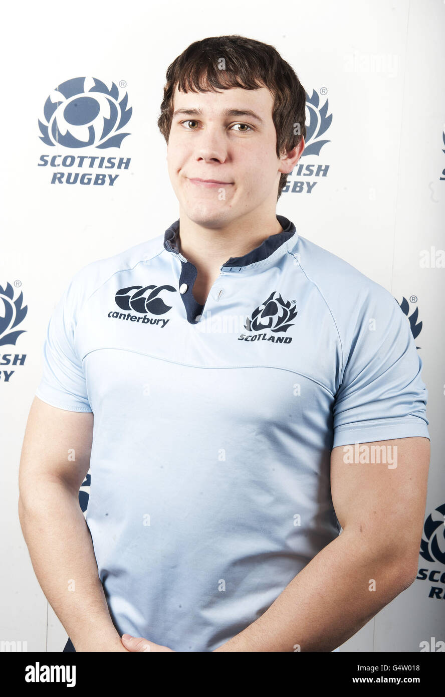 Rugby Union - Scotland Under 20 Photocall - Murrayfield. Callum Reid ...