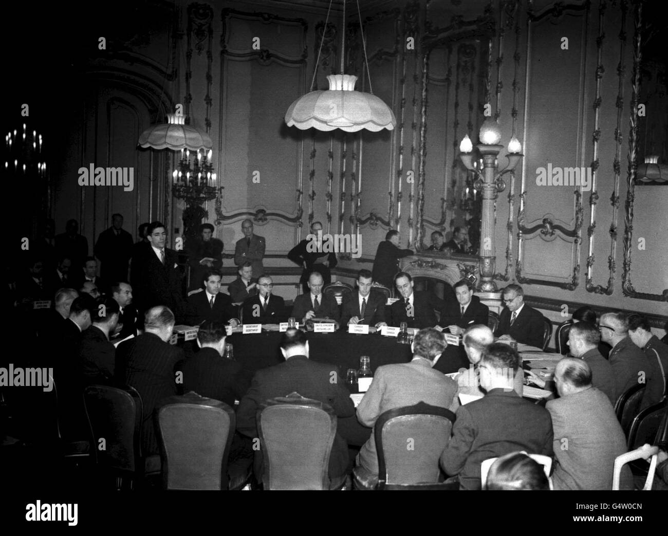 The first meeting of the North Atlantic Military Production and Supply ...